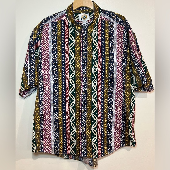 Field Gear | Shirts | Vtg Field Gear Button Up Shirt Geometric Mens L ...